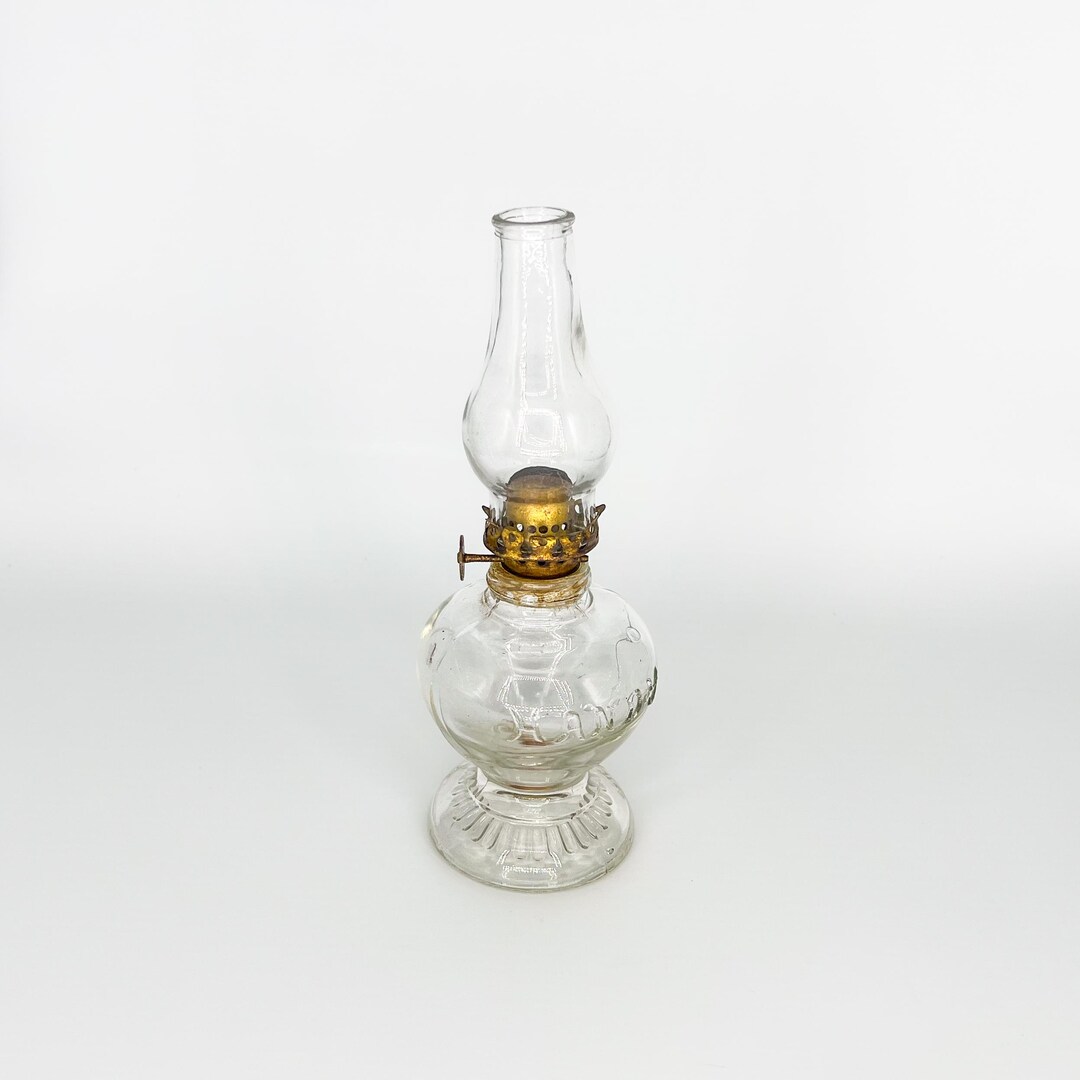 Mini Handy Glass Oil Lamp - Etsy