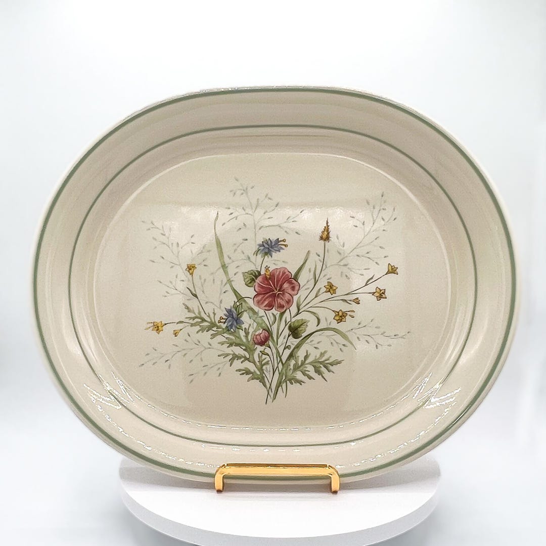 Vintage Corelle Corning (cornerstone) Summer Mist 12" Oval Serving ...