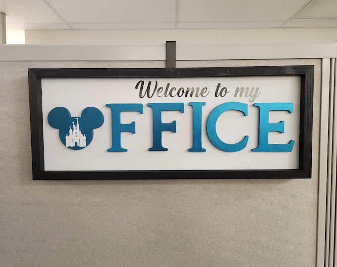 Disney Office Welcome to My Office Disney Sign Disney Office Sign - Etsy