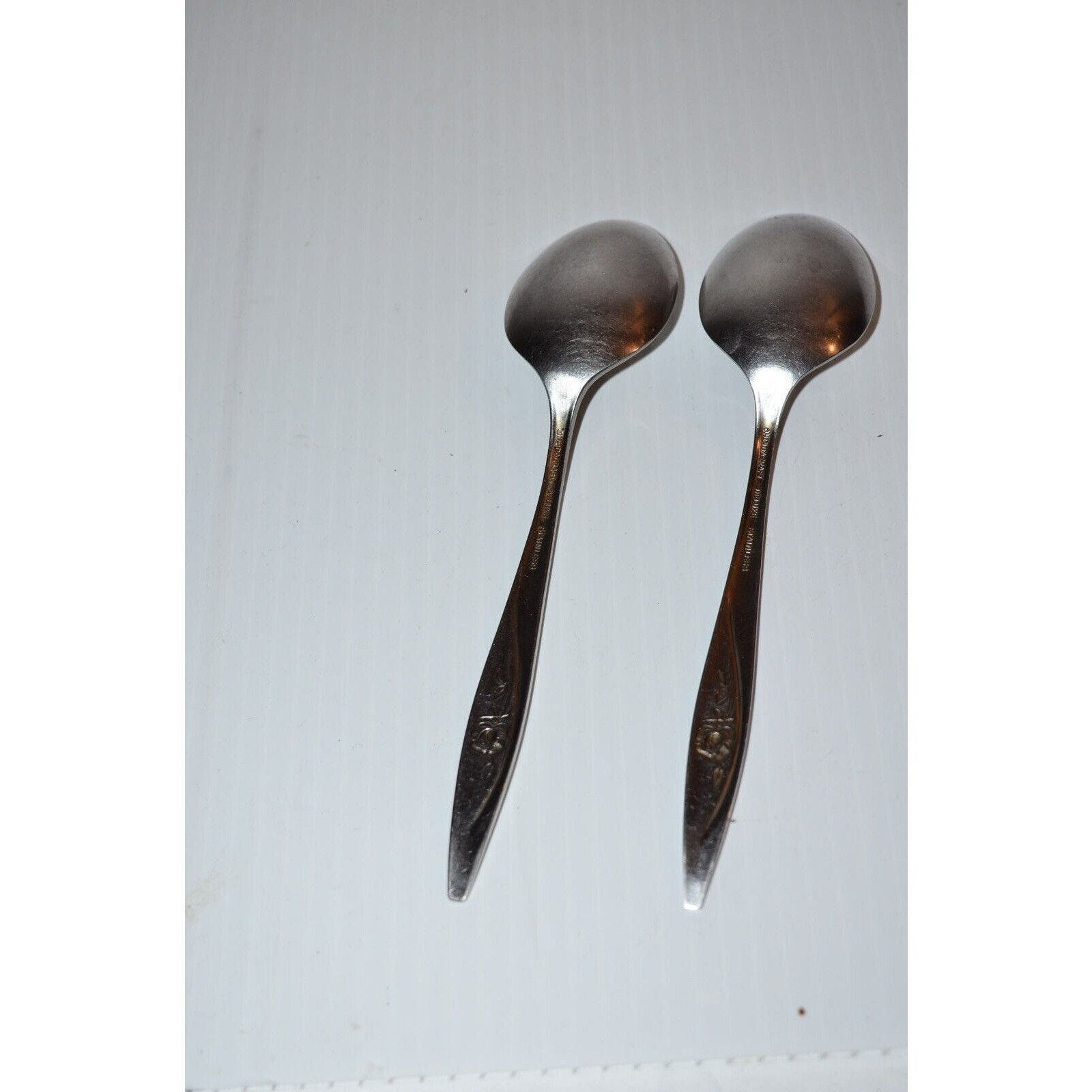 Oneida Craft Deluxe Serving Spoon Lasting Rose Pre-owned 2 Pc Set - Etsy