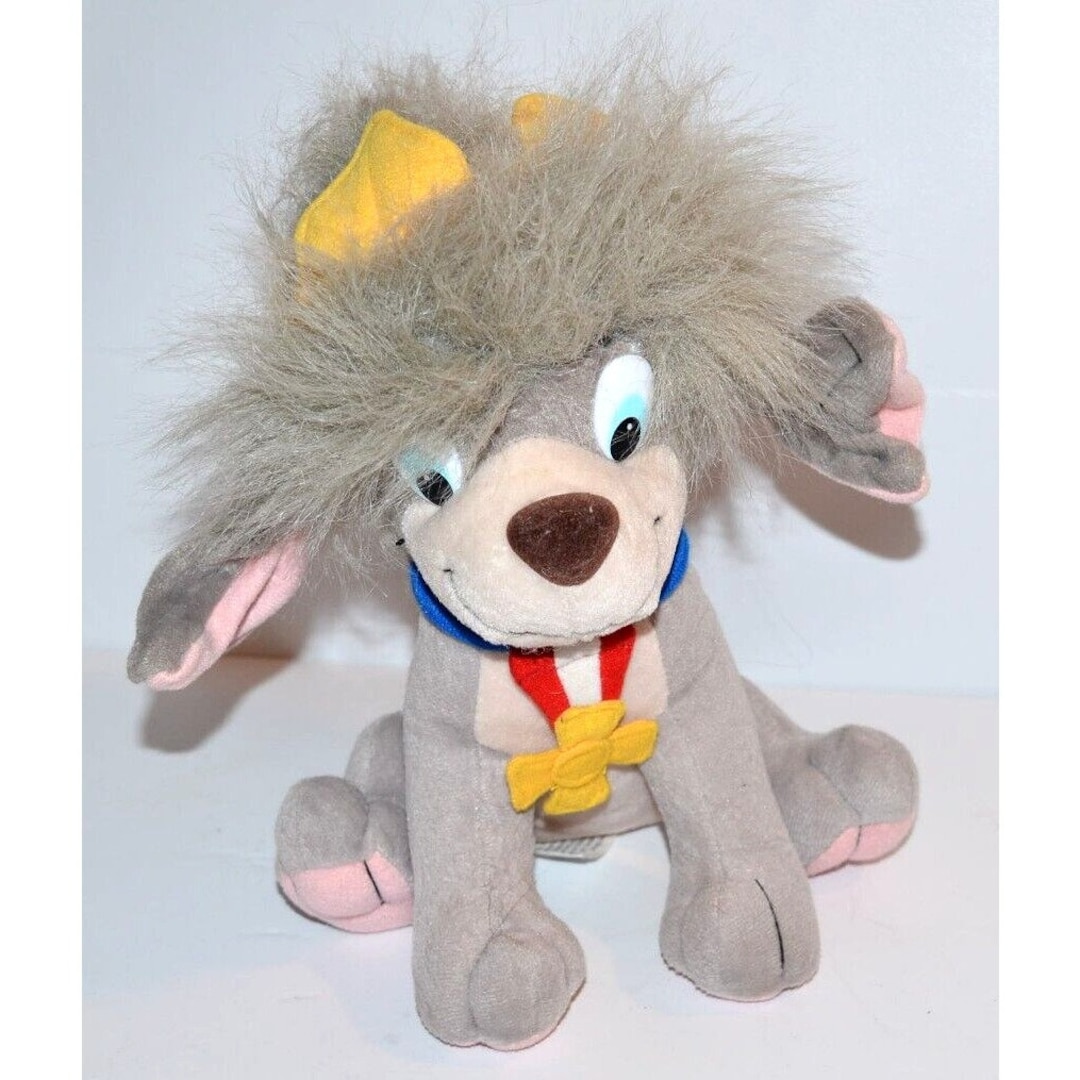 Anastasia Pooka Plush Dog Crown Galoob 20th Century Studios Fox Movie ...