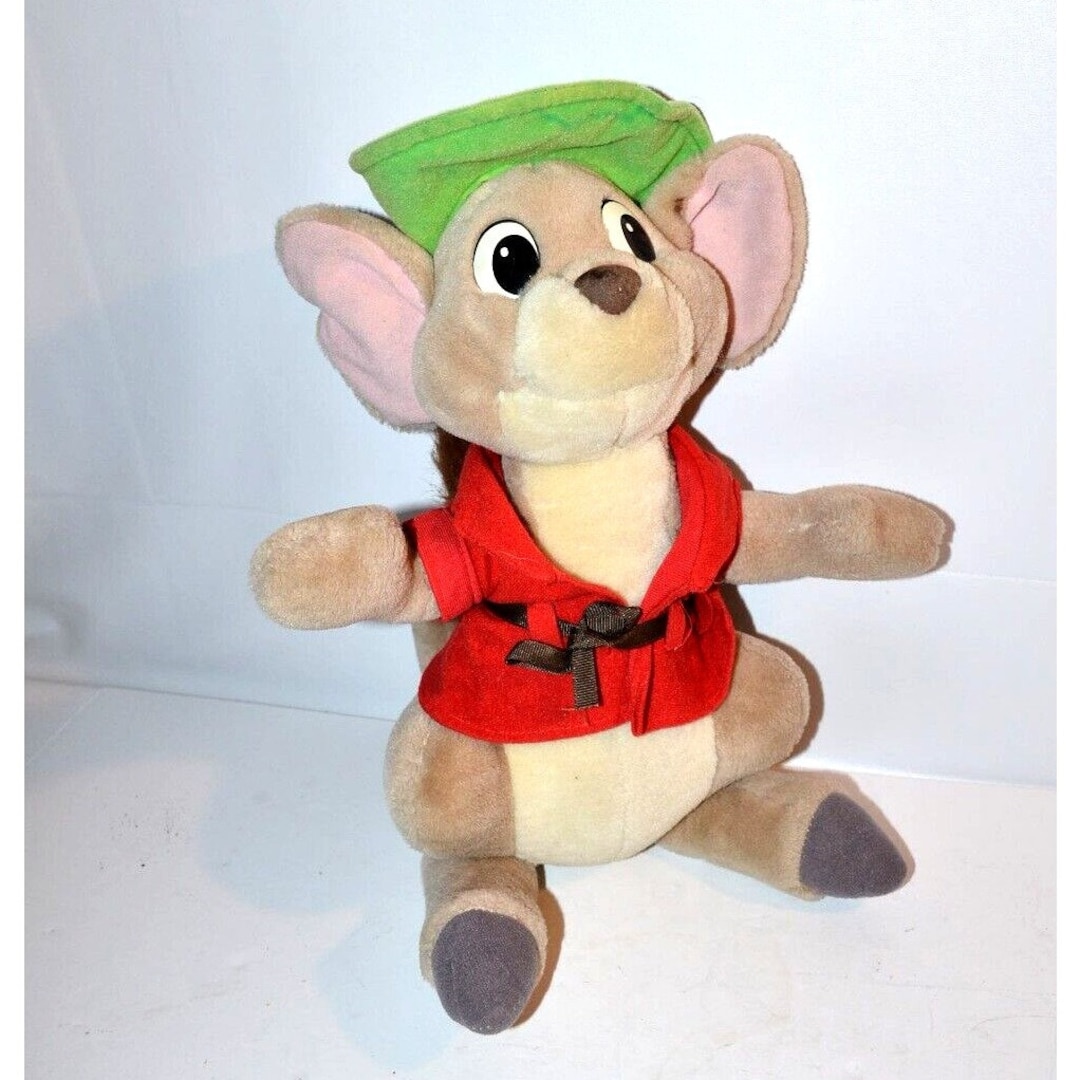 Vtg Rescuers Down Under Jake Kangaroo Rat Plush Disney 15" Stuffed ...