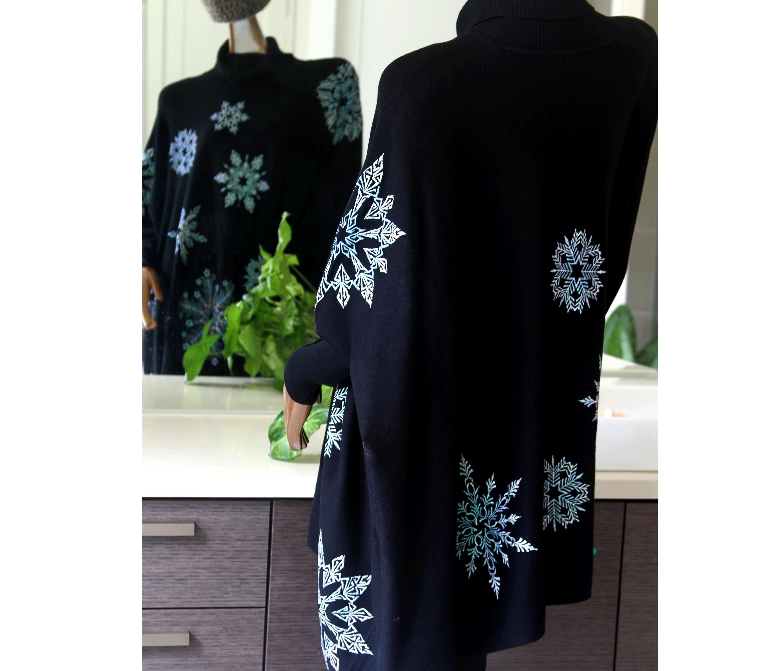 Snowflake Machine Embroidery Design, *never-stiff Never-scratchy ...