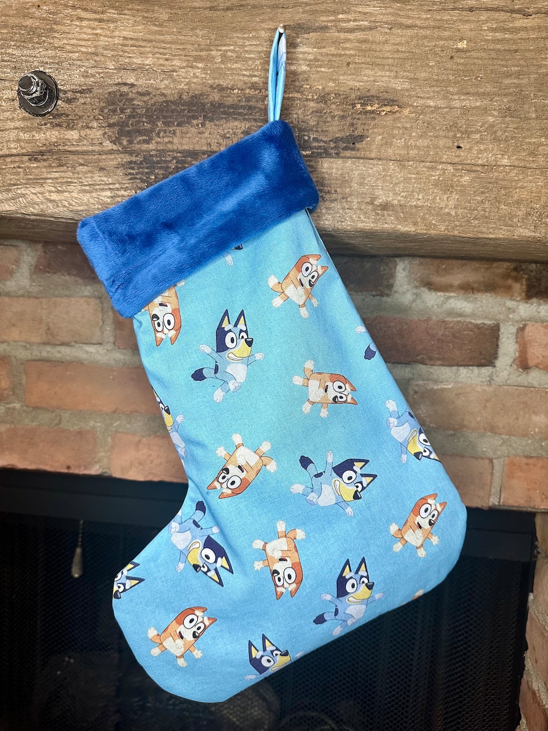 Bluey Children's Christmas Stocking - Etsy
