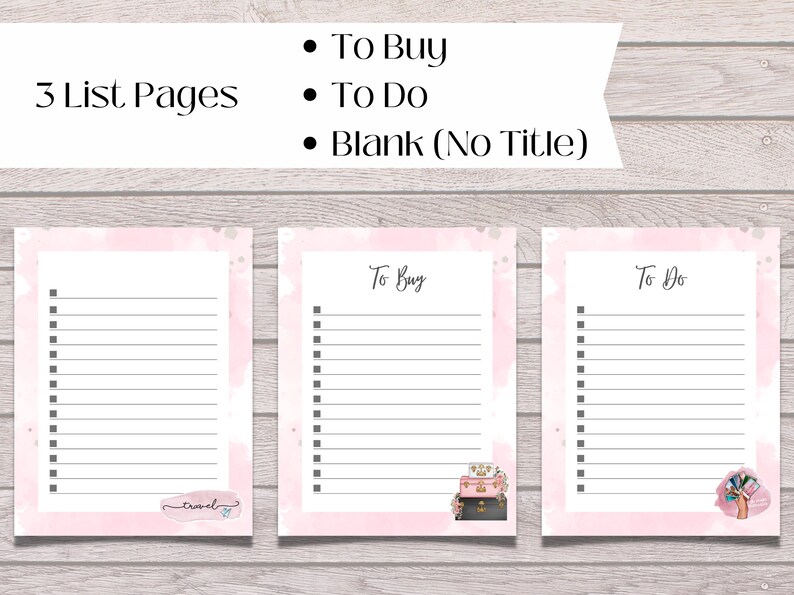 Printable Travel Inspired Notes Pages, Digital Notes, Printable Notepad ...