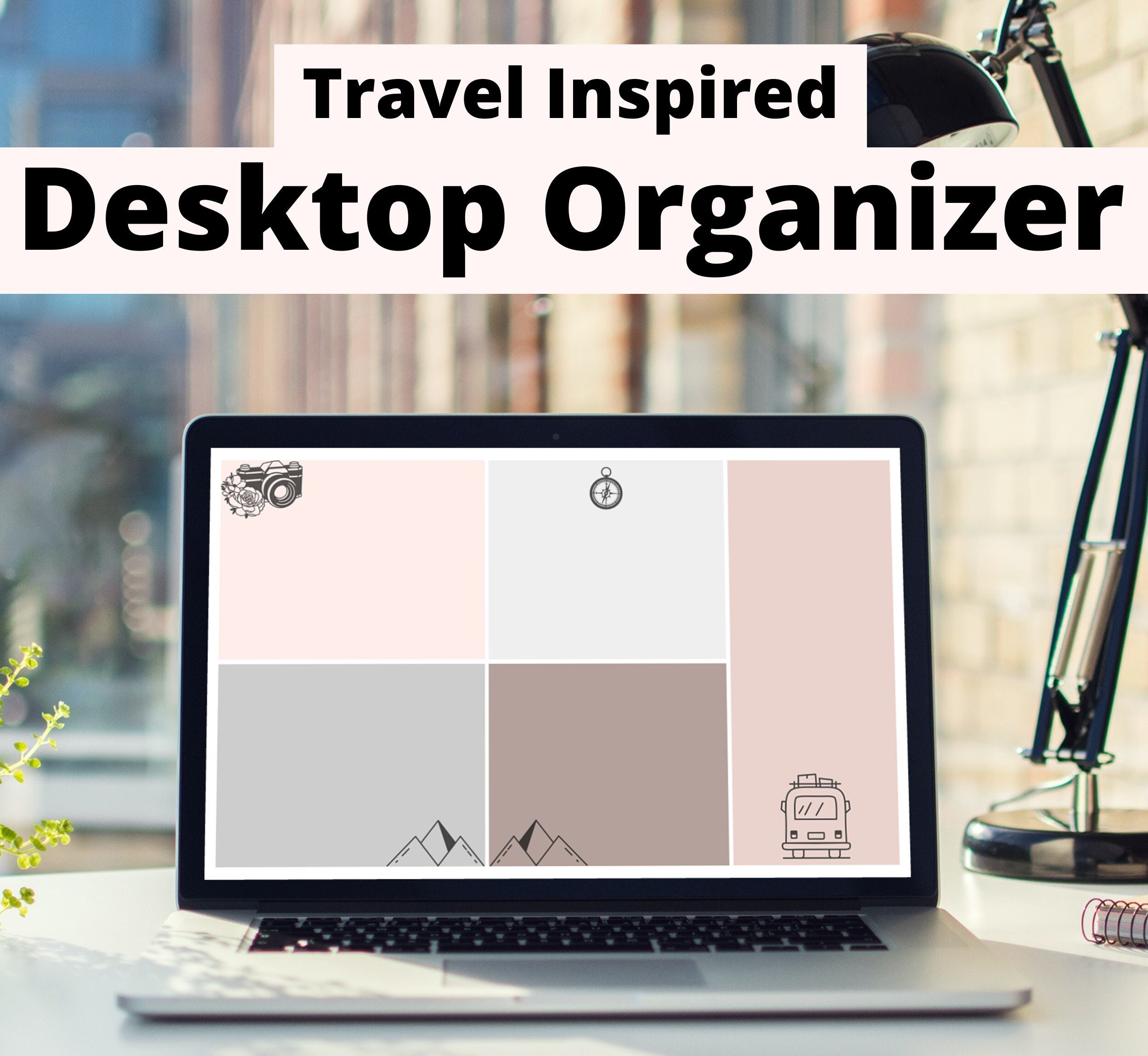 Road Trip Desktop Organizer, Desktop Organizer, Desktop Wallpaper ...