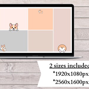 Corgi Desktop Organizer, Corgi Art, Desktop Organizer, Desktop ...