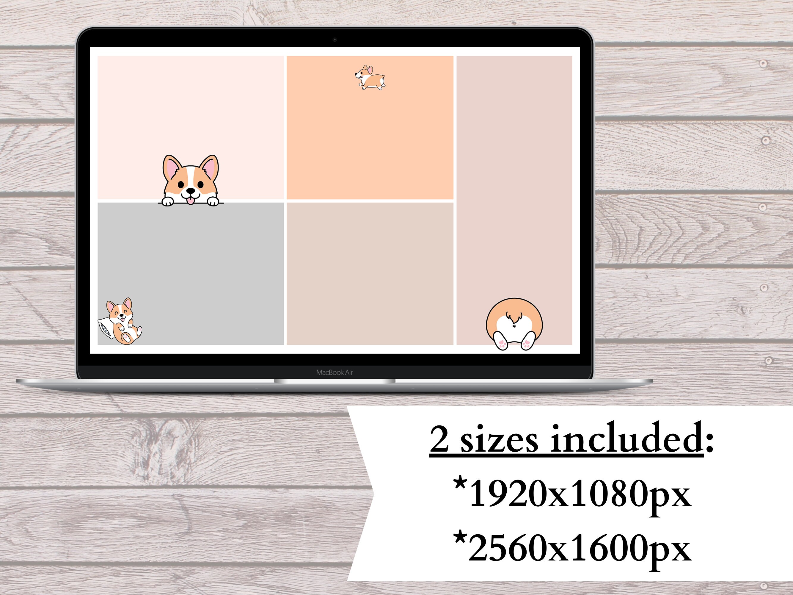 Corgi Desktop Organizer, Corgi Art, Desktop Organizer, Desktop ...