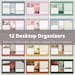 12 Seasonal Desktop Wallpaper Organizers, Digital Wallpaper, Desktop ...