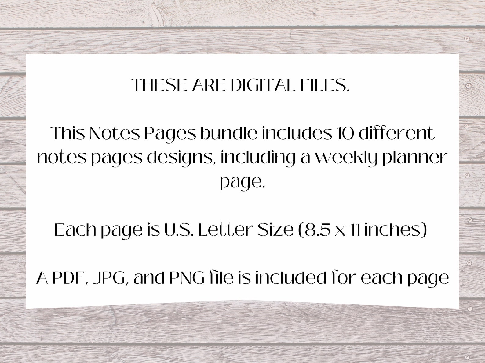 Printable Travel Inspired Notes Pages, Digital Notes, Printable Notepad ...