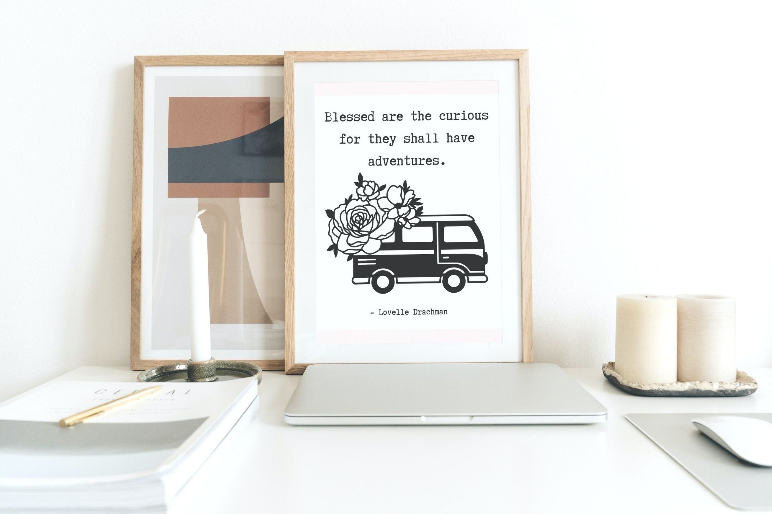 VW Bus Print, Travel Wall Art, Digital Travel Print, Travel Printable ...