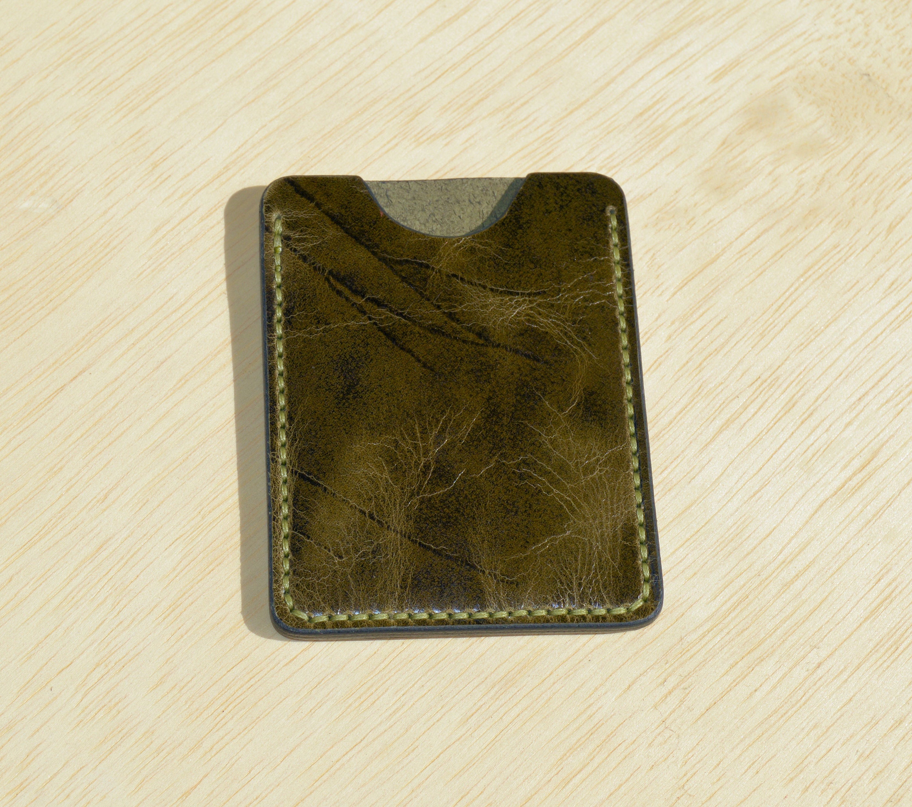 Mini Wallet Full Grain Genuine Leather 100% Handmade Minimalist Wallet ...