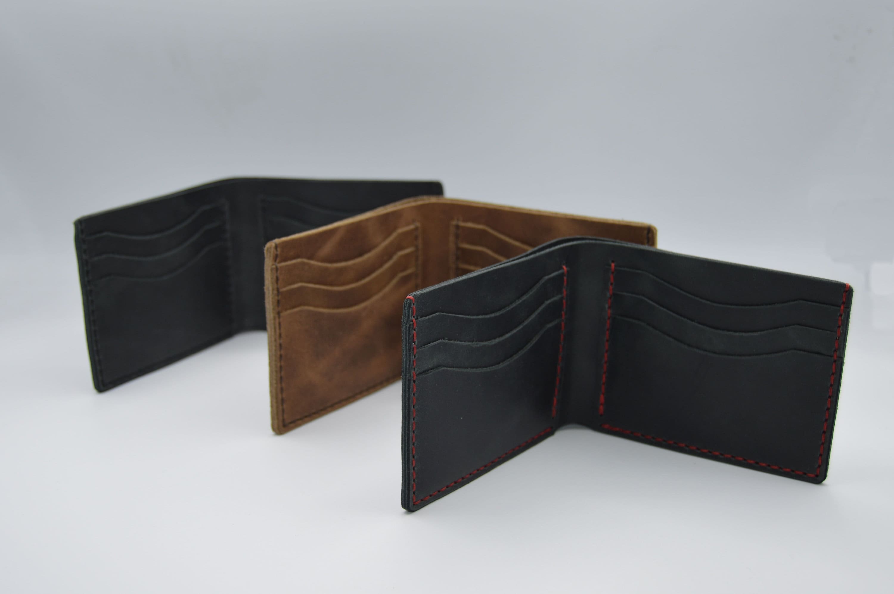 Bi-fold Wallet Genuine Leather Denver 100% Handmade Wallet for Men - Etsy