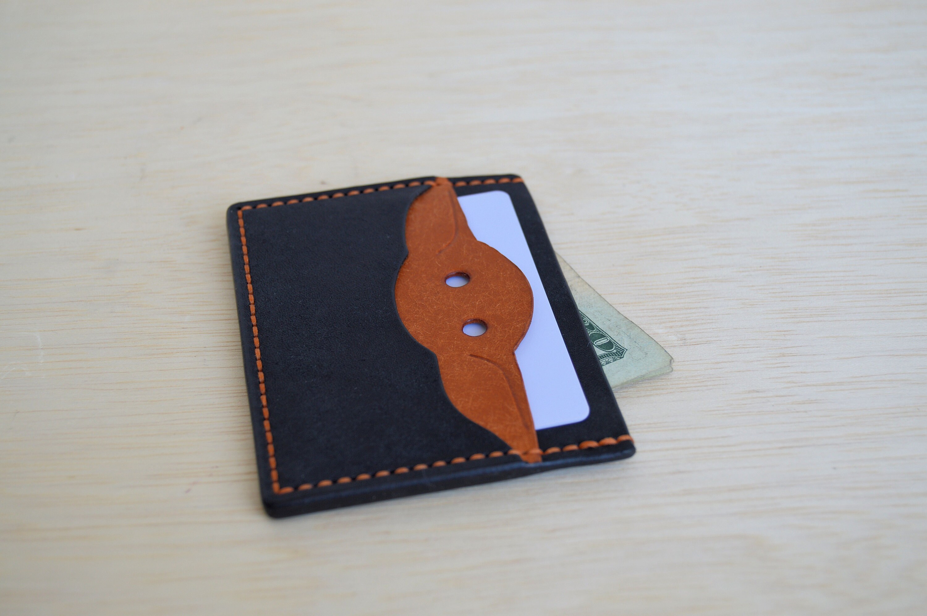 Mini Wallet Genuine Leather Pueblo 100% Handmade Minimalist Wallet - Etsy