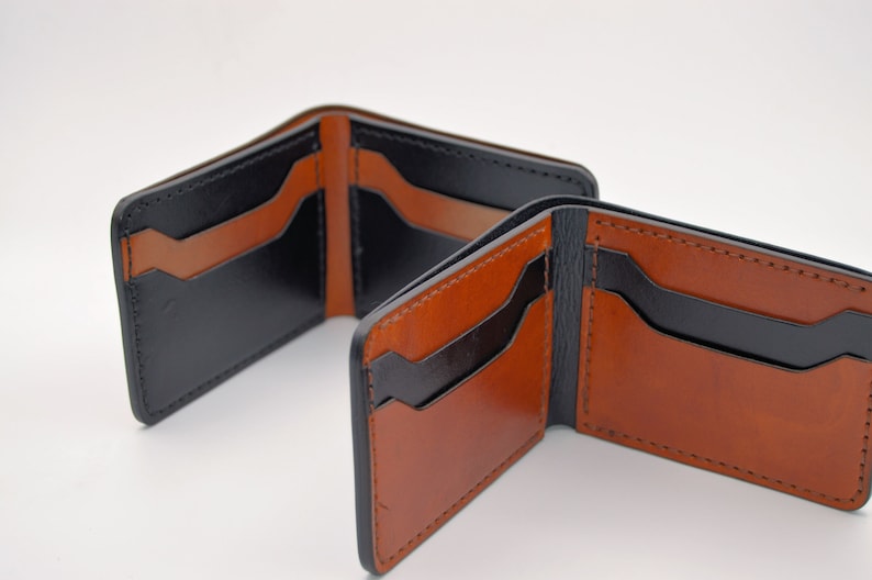 Bi-fold Wallet Genuine Leather Veg Tan 100% Handmade Wallet for Men - Etsy