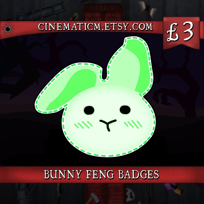 Bunny Feng Twitch Badges | Feng Ming Subscriber Badges | Feng Ming Bits ...