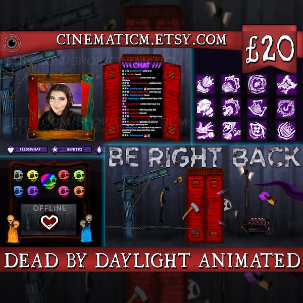 Dead by Daylight Twitch Overlay - Etsy