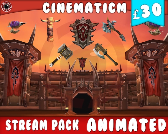 World of Warcraft Horde Twitch Stream Pack ANIMATED - Etsy