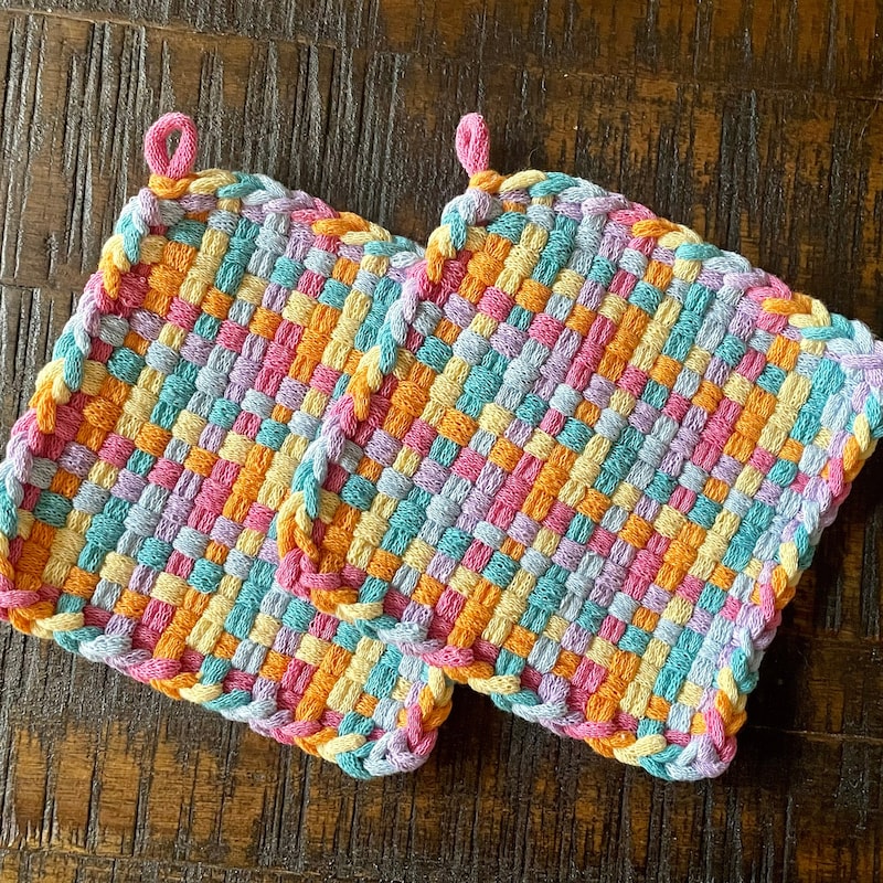 Woven Potholders - Etsy