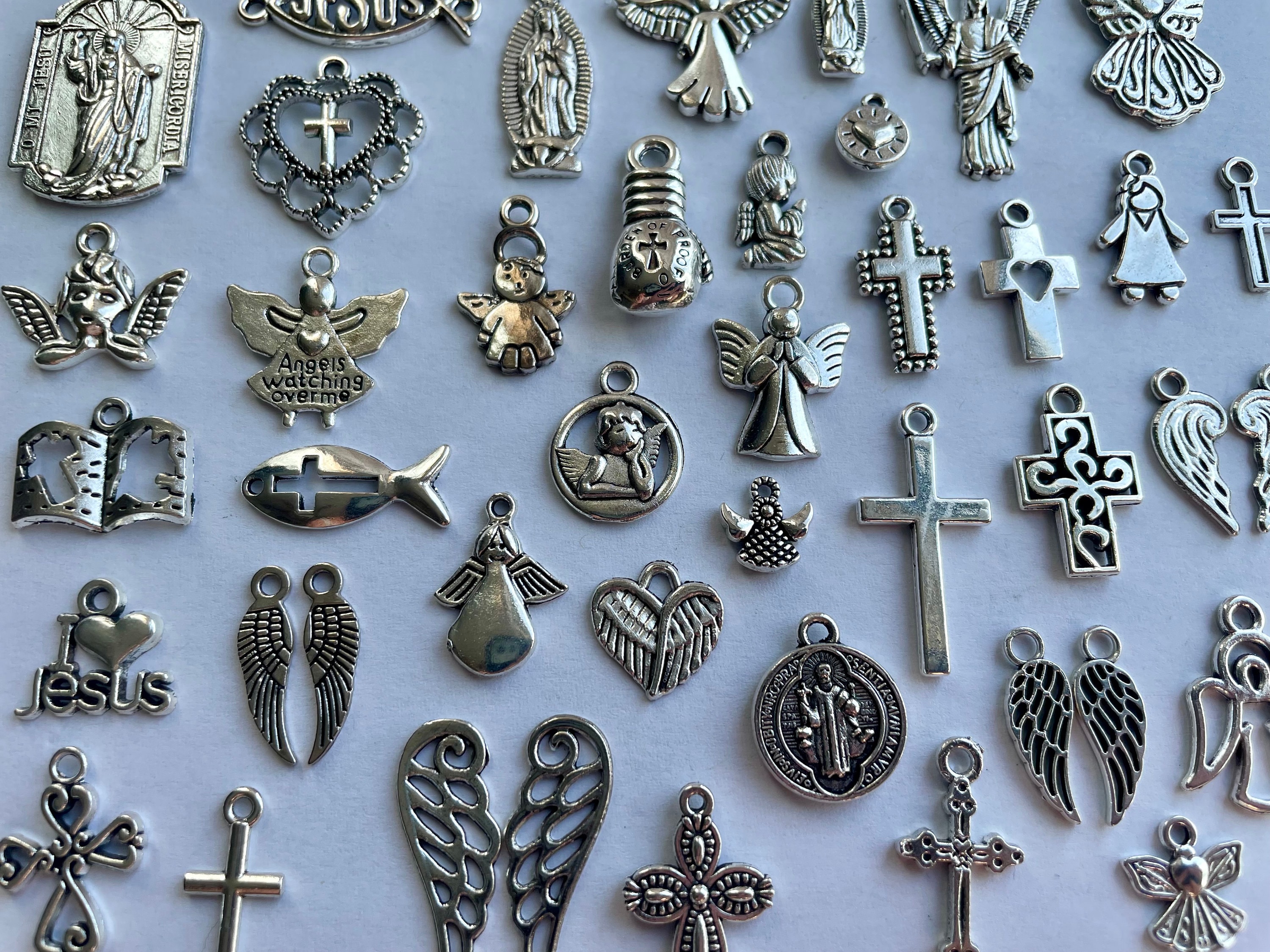 Religious Charms / Cross / Angel Charms / Angel Wing Charms / Charms ...