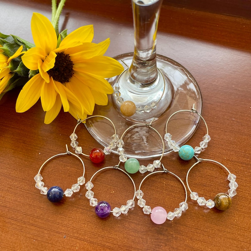 Wine Glass Charms - Etsy