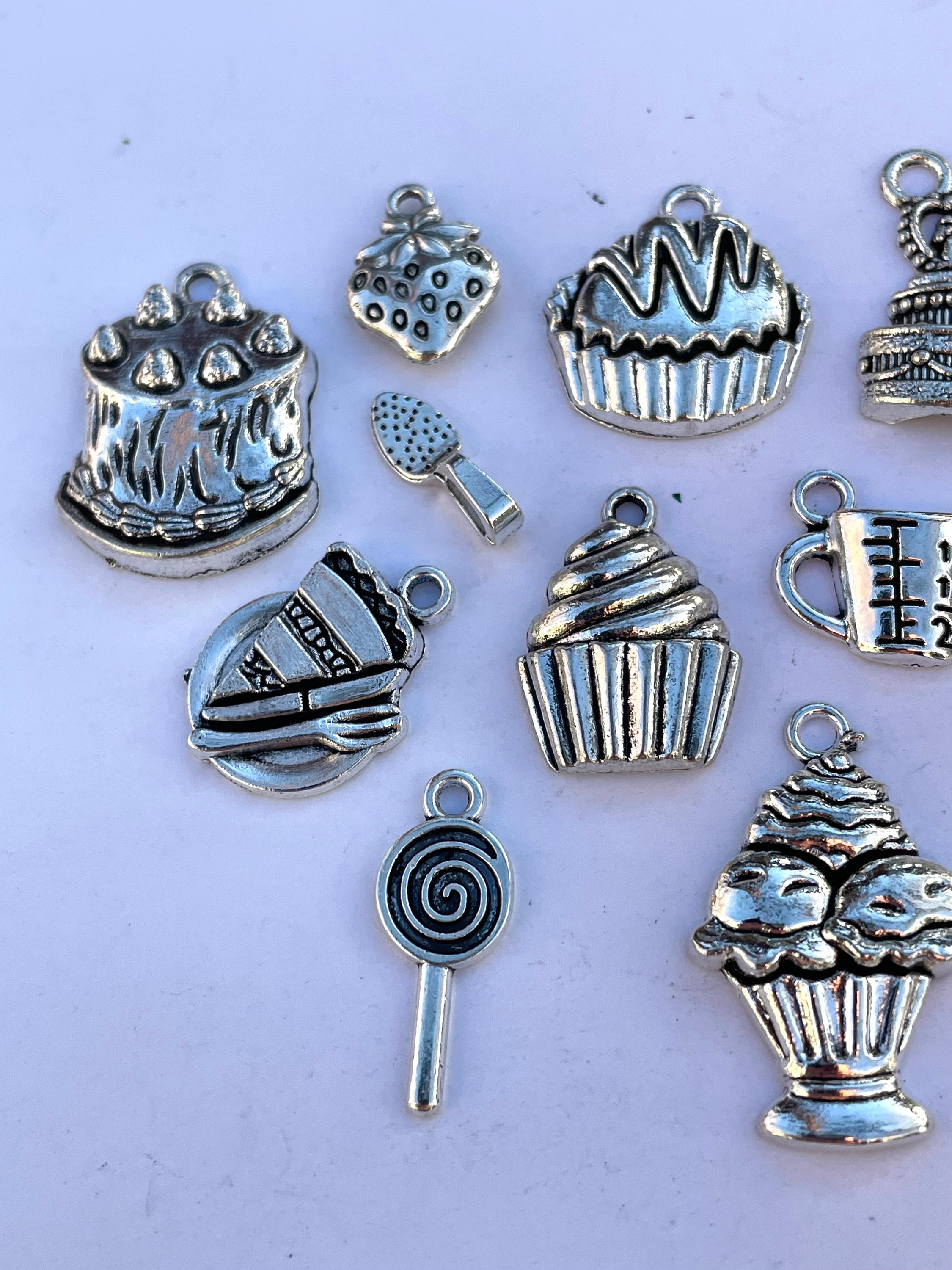 Baking Charms / Sweet Treat Charms / Cake Charms / Sweets - Etsy