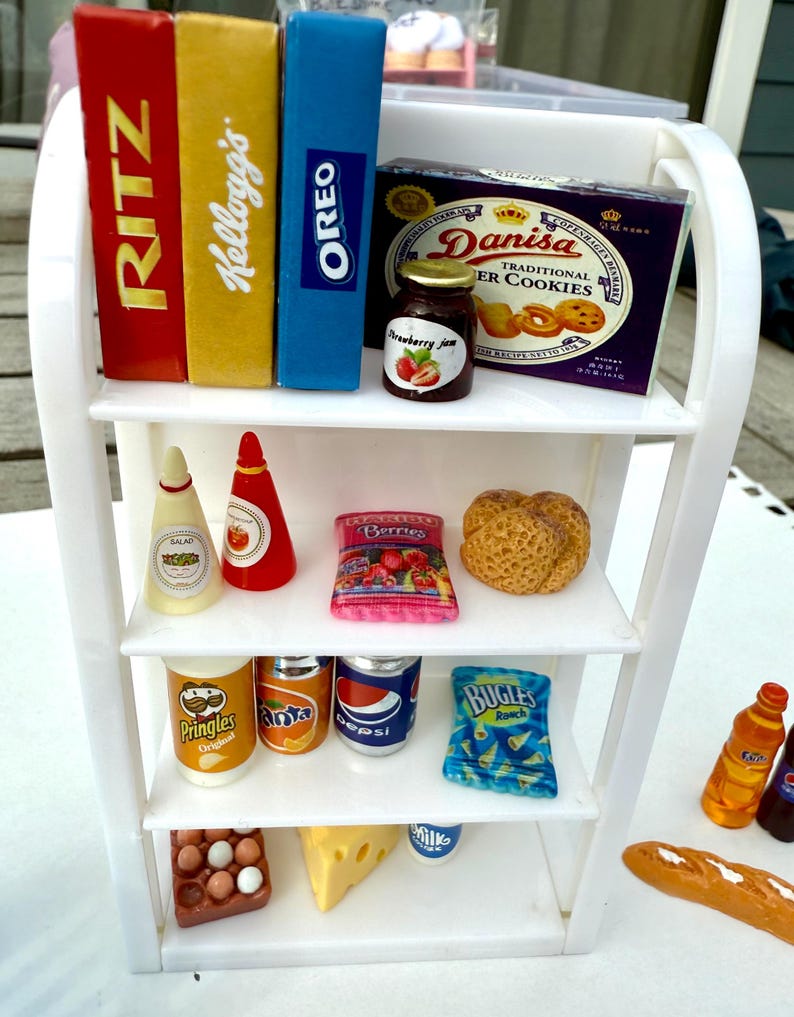 Miniature Food / Miniature Going to the Grocery Store Set / Pretend ...
