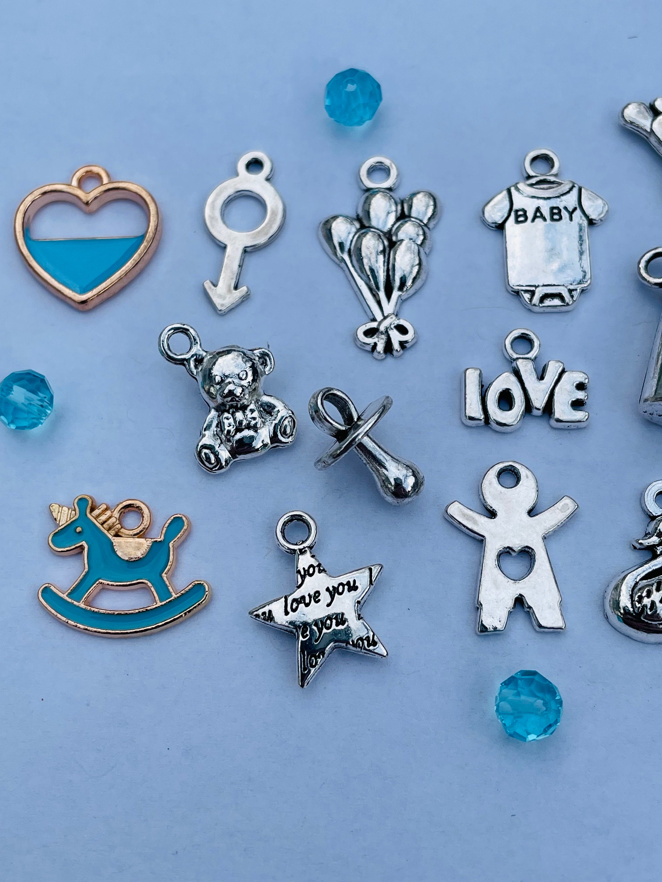 Its a Boy Baby Charms / Baby Boy Charms / Baby Charms / Baby Shower ...