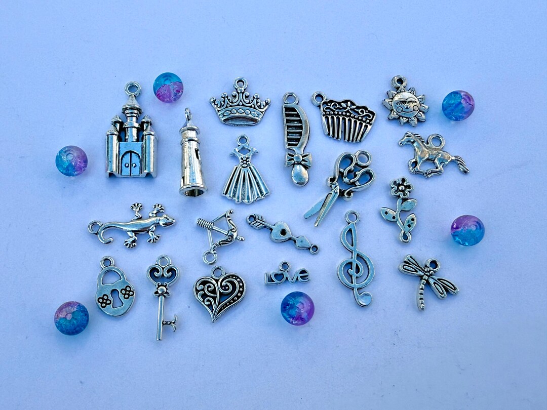 Tangled / Rapunzel Inspired Charm Set / Once Upon A Time Charms / Fairy ...