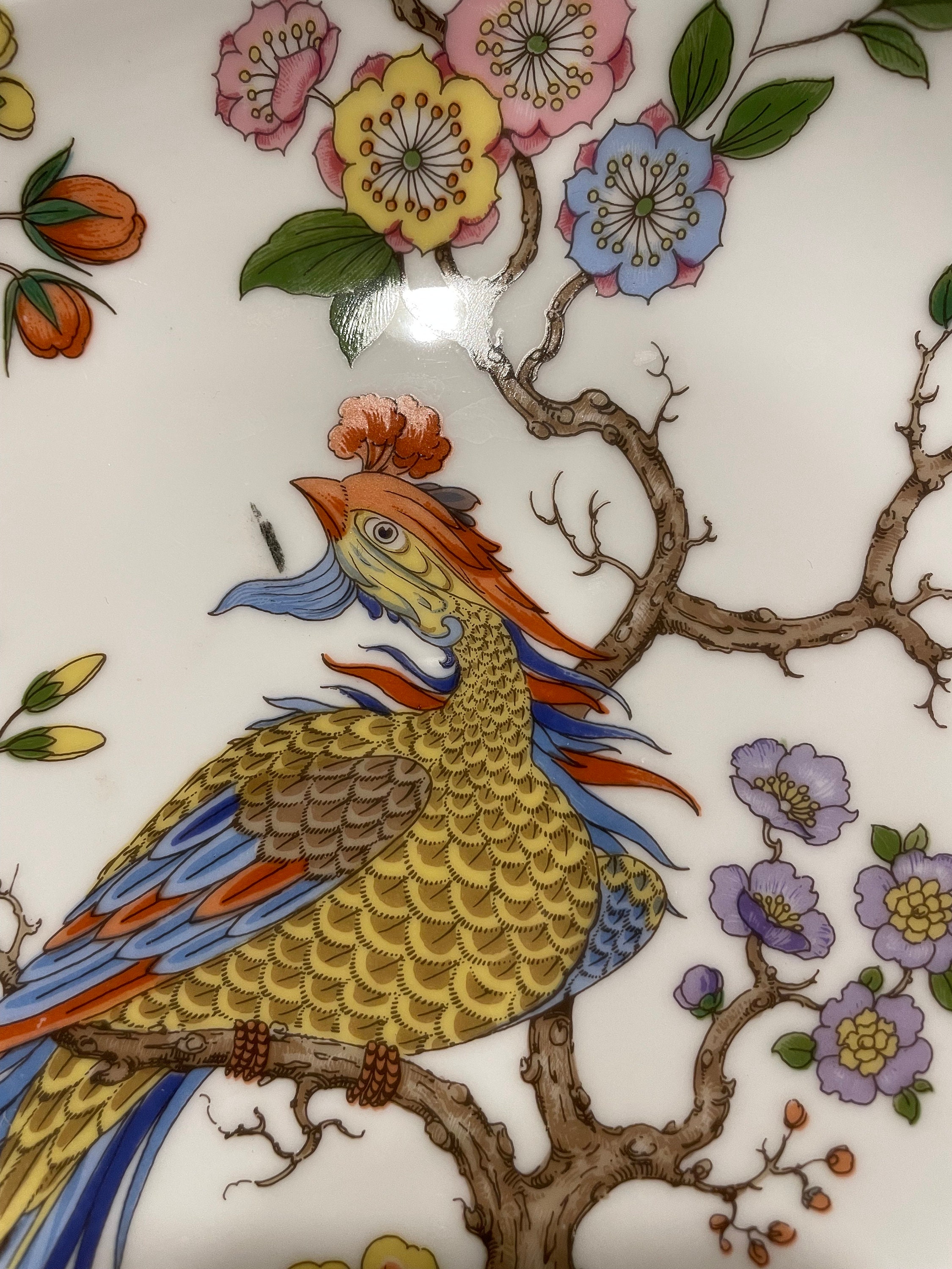 Exceptional Vintage Germany Kaiser Oriental Chinoiserie Phoenix Bird ...