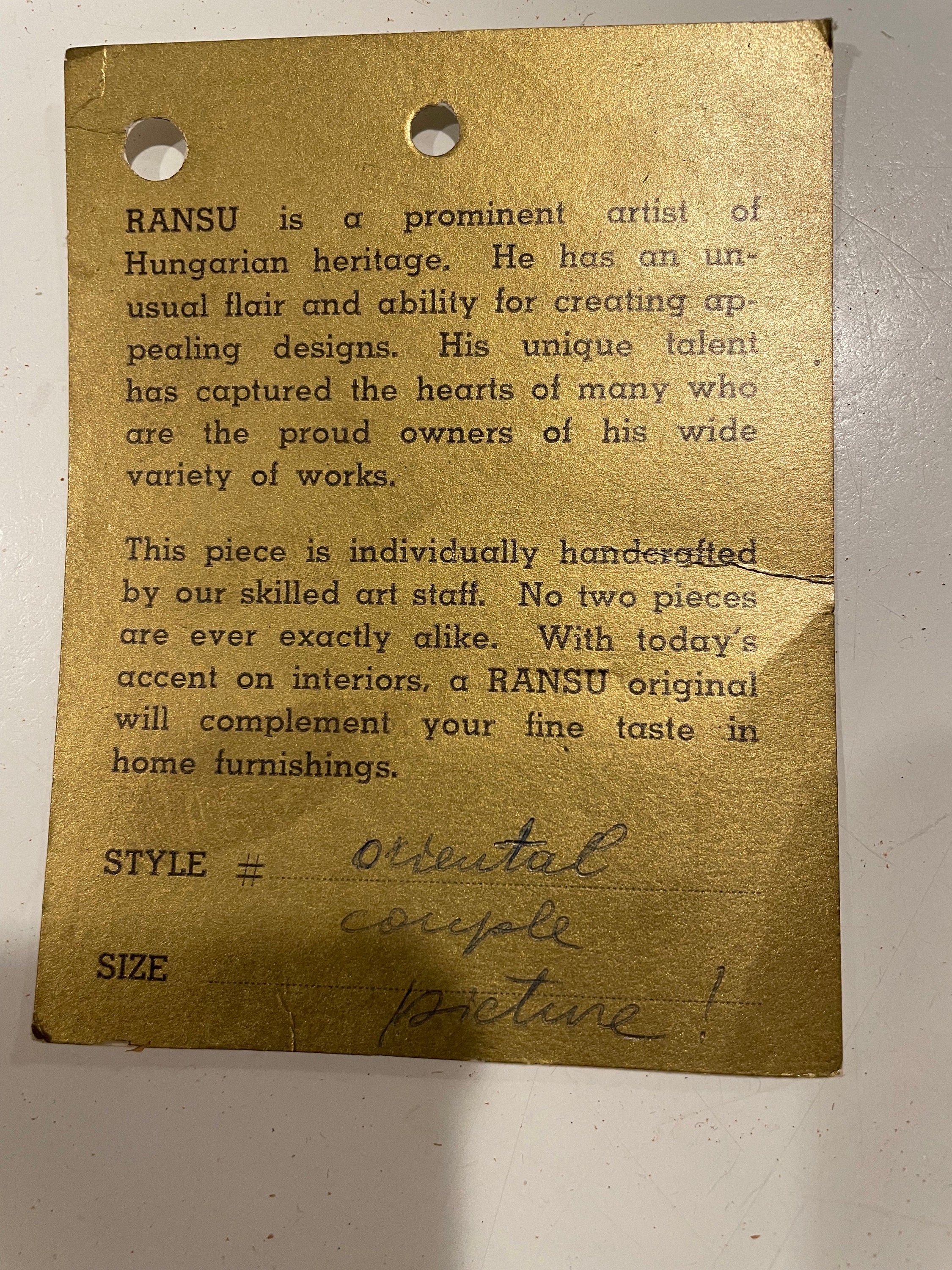 House of Ransu Oriental Couple 2 Piece Set Boy and Girl Servants of Heart - Etsy