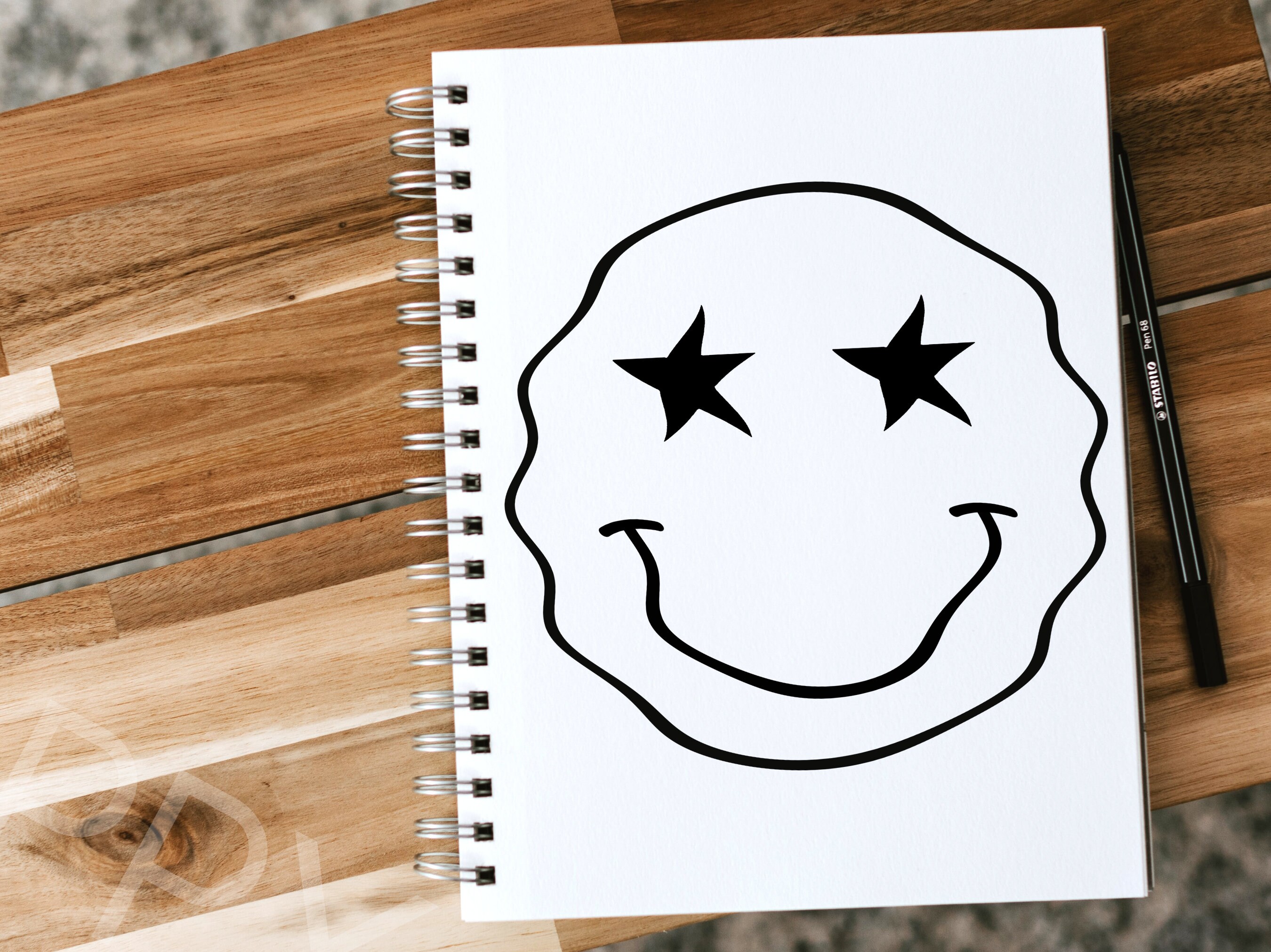 Smiley Face Png Warped Smiley Png Happy Face Png Melted - Etsy