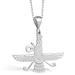 Faravahar Ahura Mazda 925 Sterling Silver Necklace - Silver Zoroastrian ...