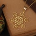 Septagram 14k 18k Real Gold Necklace Pendant Pagan Symbol Necklace 7 ...