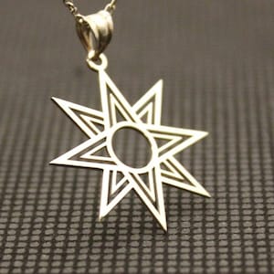 Star of Inanna 925 Sterling Silver Star of Ishtar Star of Inanna ...