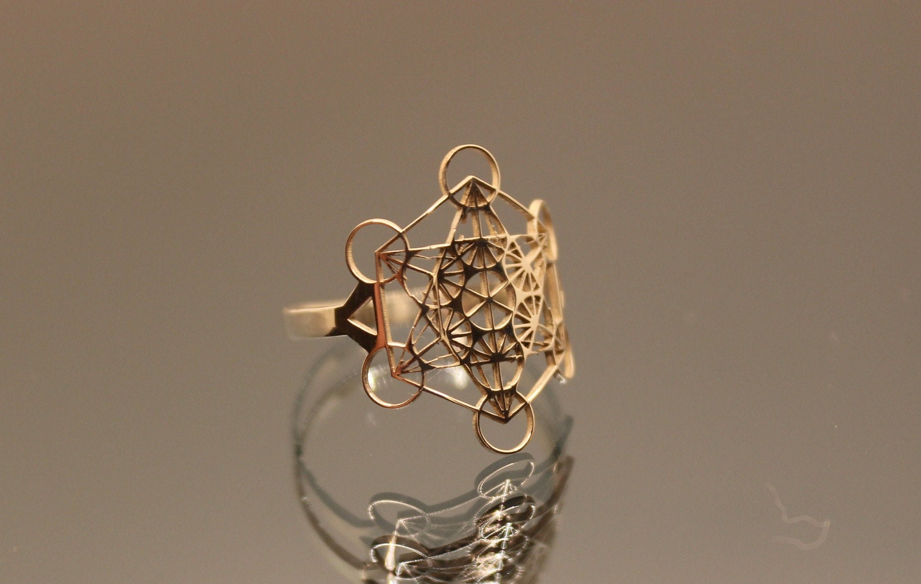 Metatron's Cube Ring 925 Sterling Silver Ring Silver - Etsy