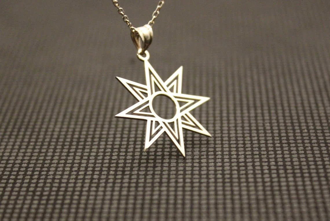 Star of Inanna 925 Sterling Silver Star of Ishtar Star of - Etsy