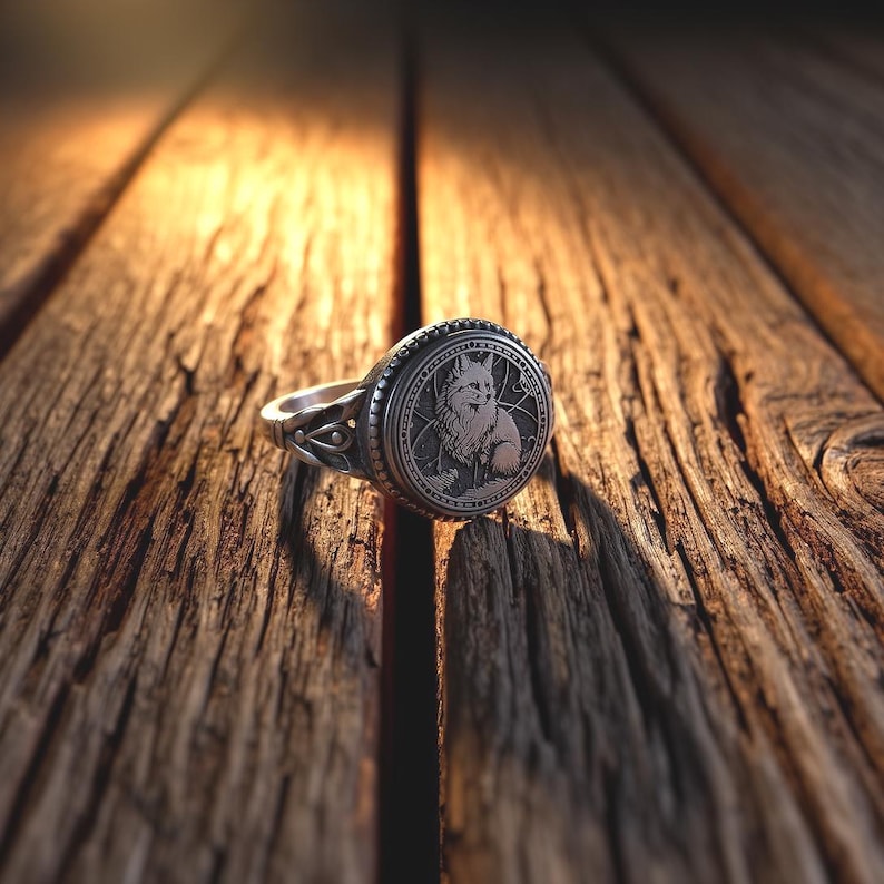Kitsune Ring 925 Sterling Ring - Style Ring - Yokai Jewelry - Fox Mask ...
