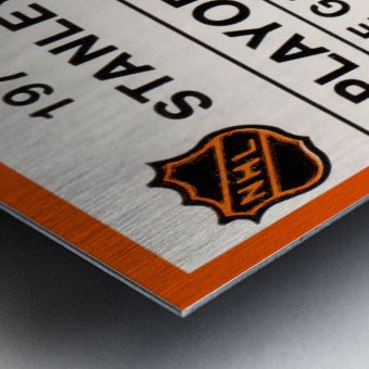 1974 Philadelphia Flyers Ticket Stub Brushed Metal Wall Art - Etsy