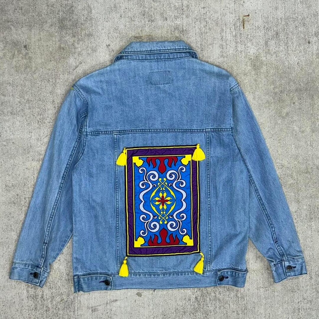 Oh My Disney Aladdin Genie Denim Jacket - Etsy