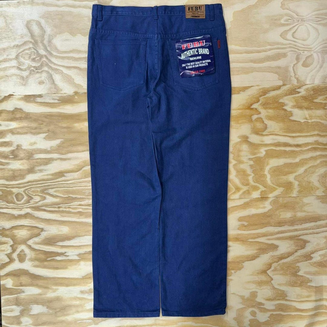 Vintage Y2K FUBU Baggy Jeans - Wide Leg Denim Pants - Etsy UK
