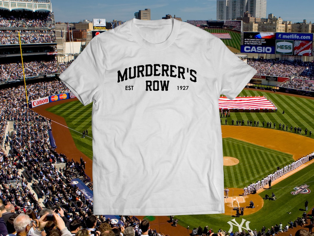 Murderers Row New York Vintage Yankees Style Baseball Tee - Etsy