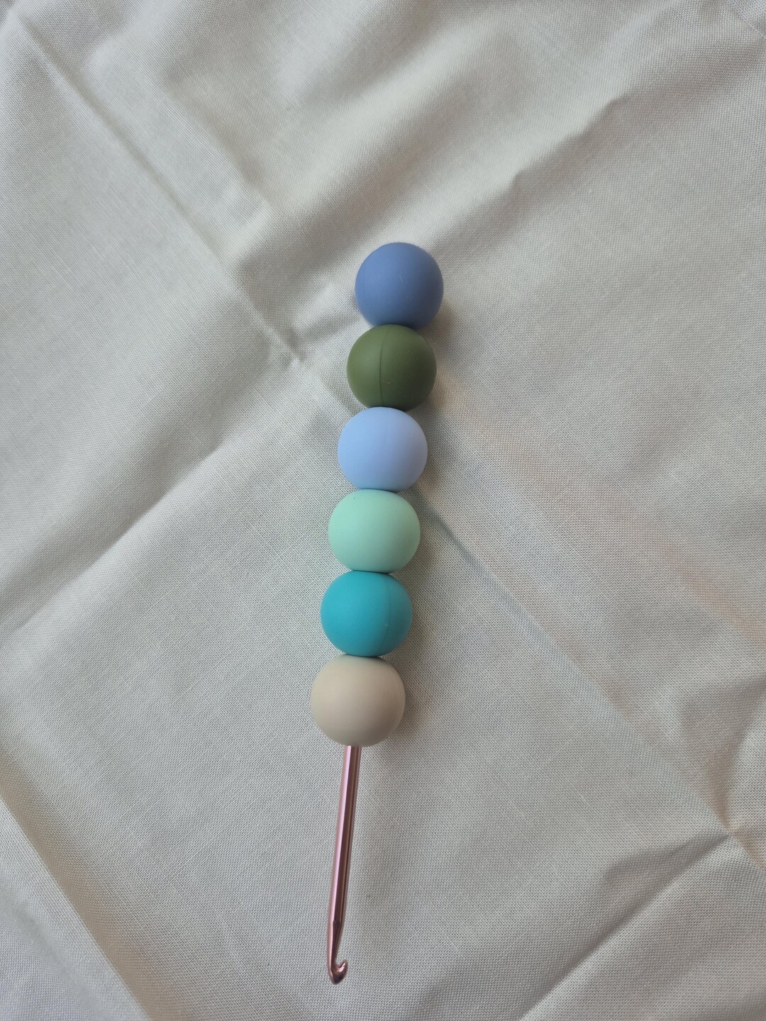 Ergonomic Silicone Bead Crochet Hook 3.5mm - Etsy