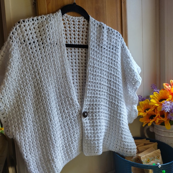 Crochet Mesh Jacket - Etsy