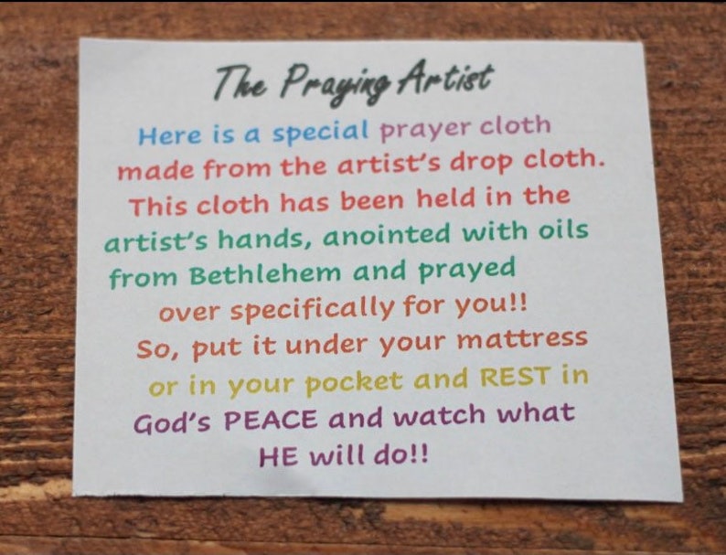Prayer Cloths From Artists Drop Cloth - Etsy