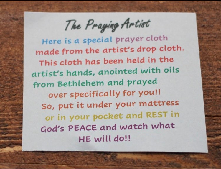 Prayer Cloths From Artists Drop Cloth - Etsy