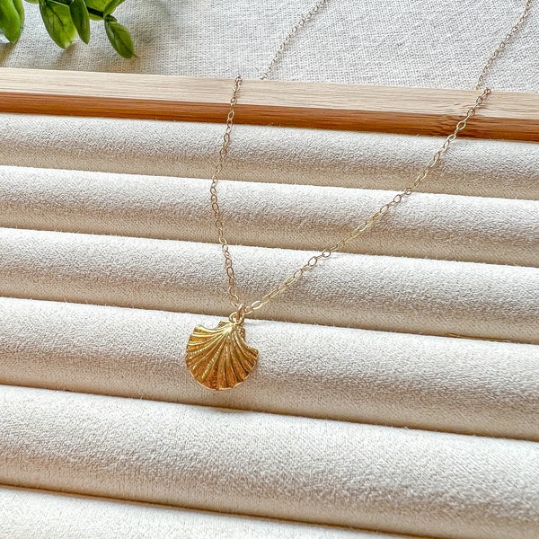 Shell 14k Gold Filled Necklace - Etsy