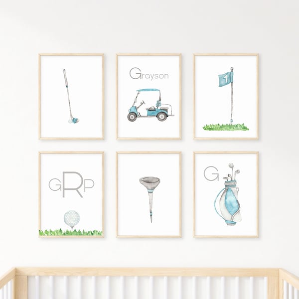 Golf Print - Etsy