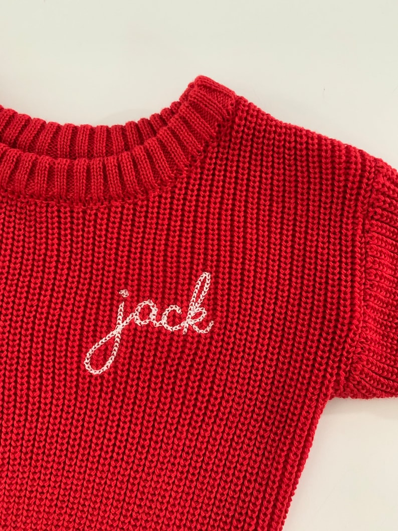 Personalized Baby Toddler Embroidered Name Sweater, Baby Toddler Gift ...