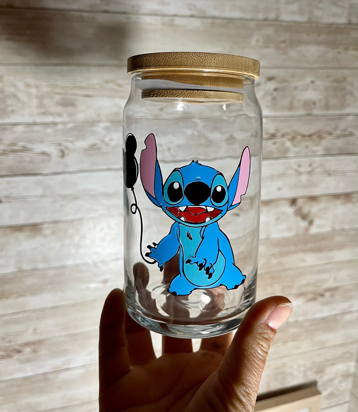 Stitch Glass Cup - Etsy